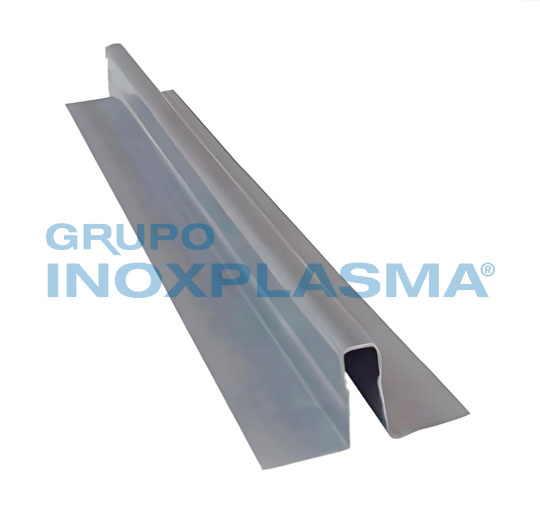 Aço inox escovado - Inoxplasma